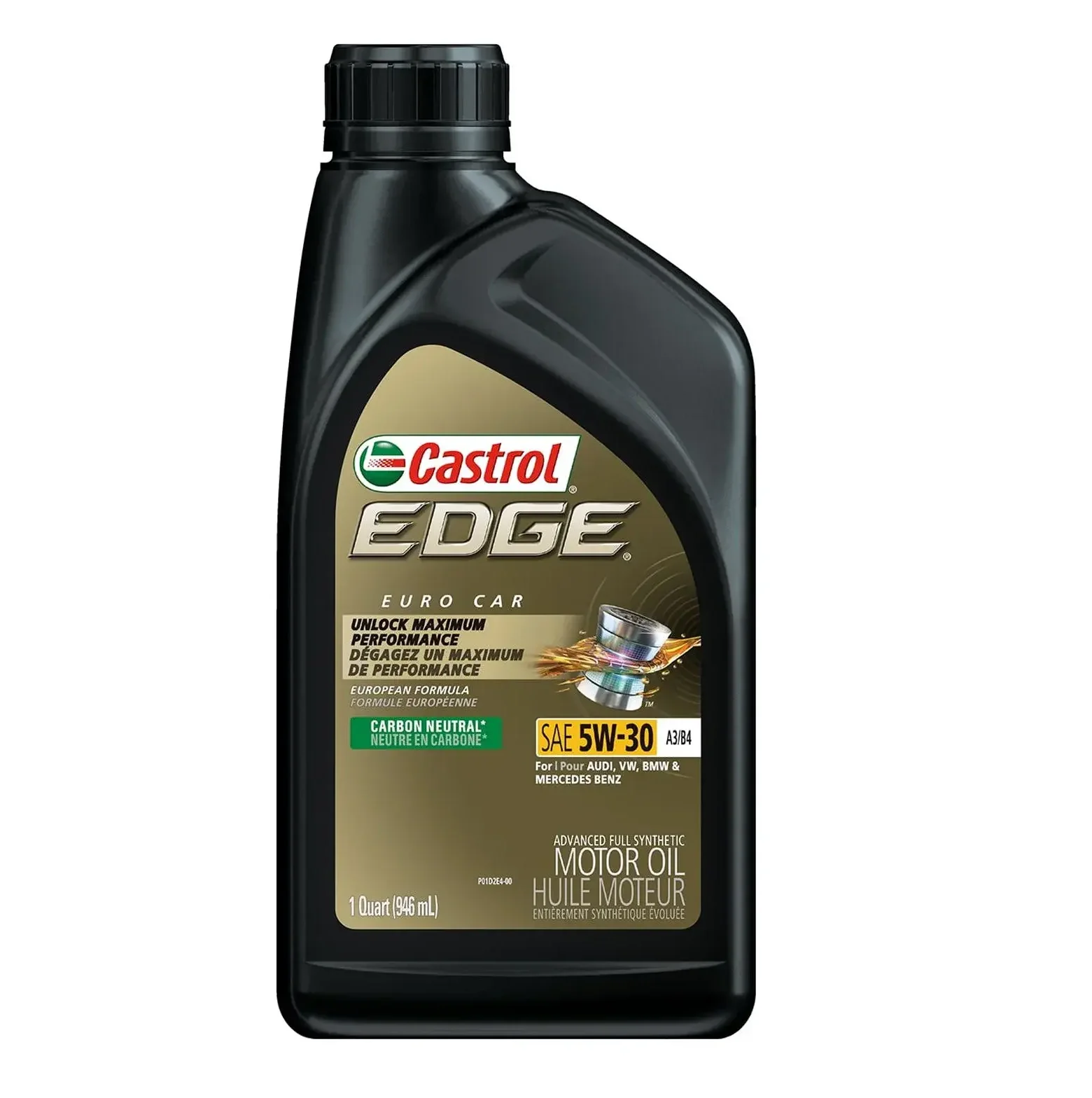 Castrol Edge 5w-30 A3/b4 European Formula Advanced Full Synthetic Motor ...