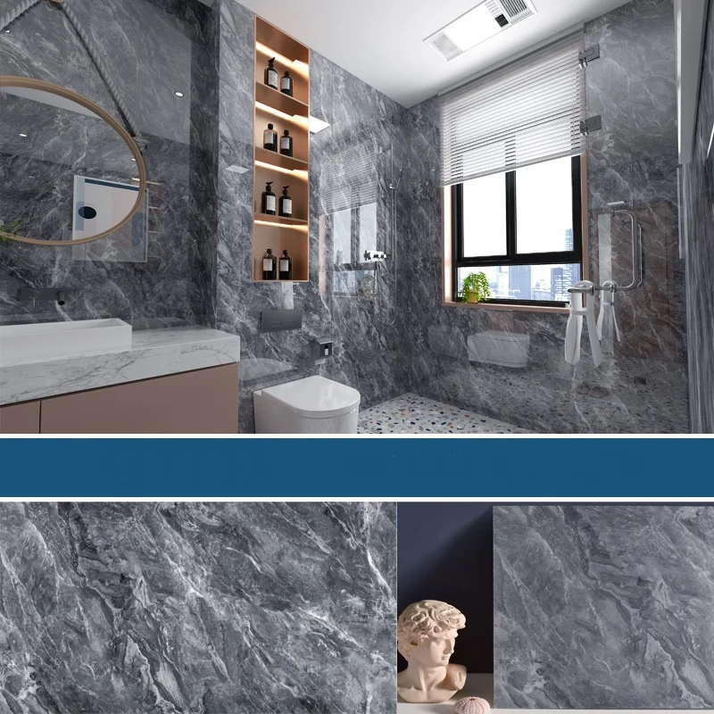 Modern Damask Water Resistant Pvc Wallpaper For Bathroom Odm