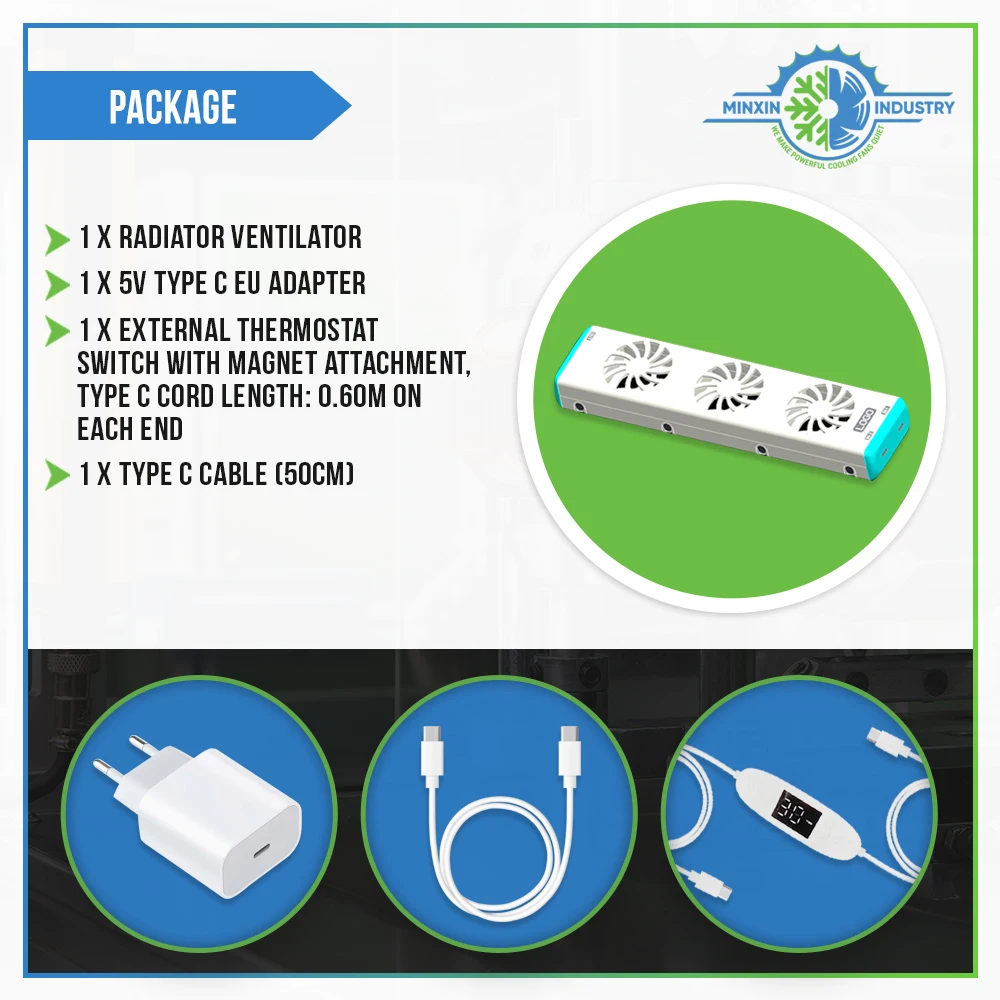 Thermostat Control Speed Comfort Home Heating Radiator Fan With ...