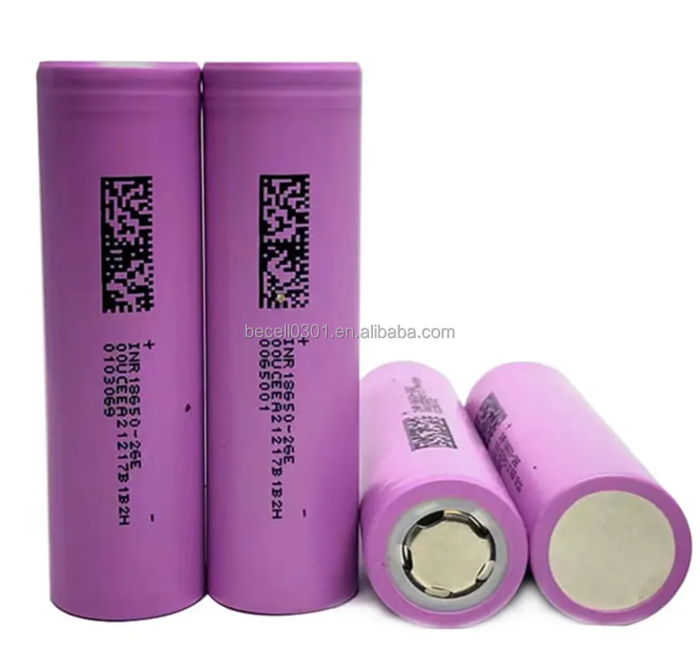 3C 5C Discharge 3.7V 18650 Battery 2600mah from DMEGC