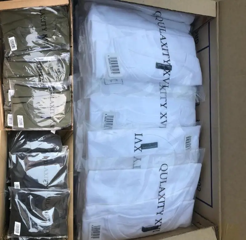 Boxy Fit Blank T-shirt Custom Men French Terry Sweat T Shirt 100% ...