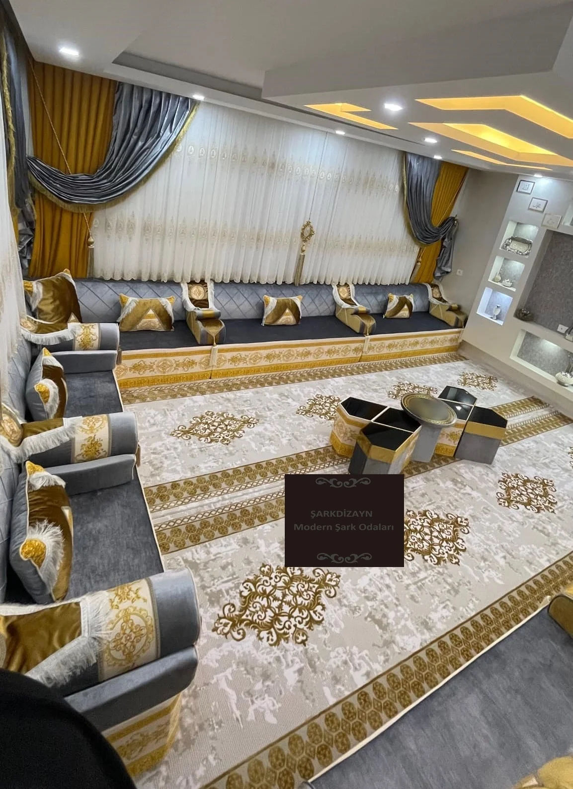 Modern Arabic Majlis Moroccan Design for Home 40cm Sitting Height ...