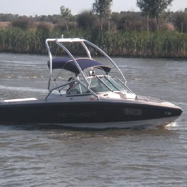 Reborn Aluminium Thrust Forward Facing Boat Wakeboard Tower Shinning ...