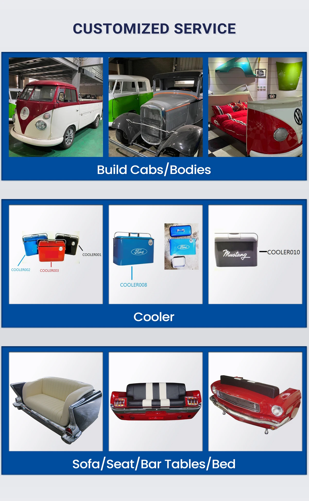 Pickup/p/u Door Shell 56 Rh For Ford (taiwan Classic Auto Body Parts ...