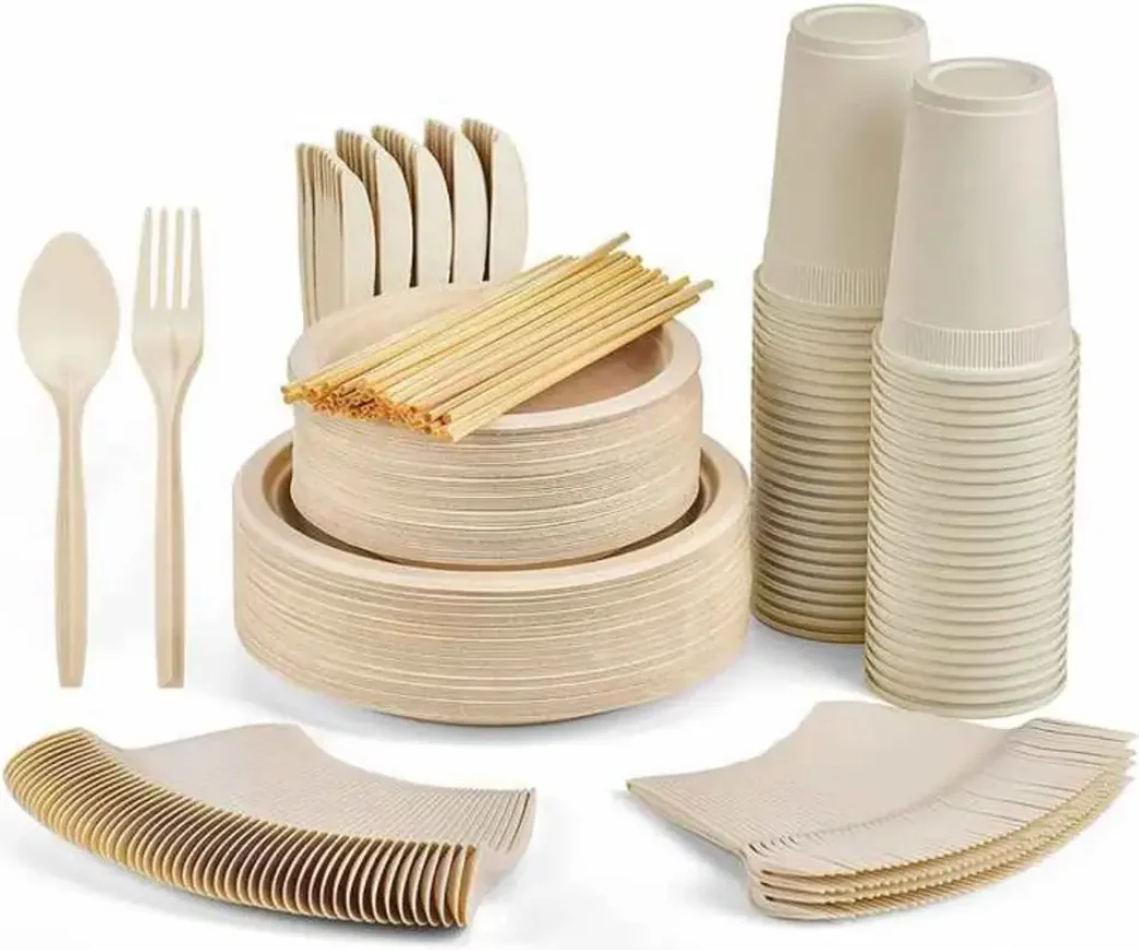 Wholesale Tea Party Supplies Disposable Tableware Set With Paper Plates ...