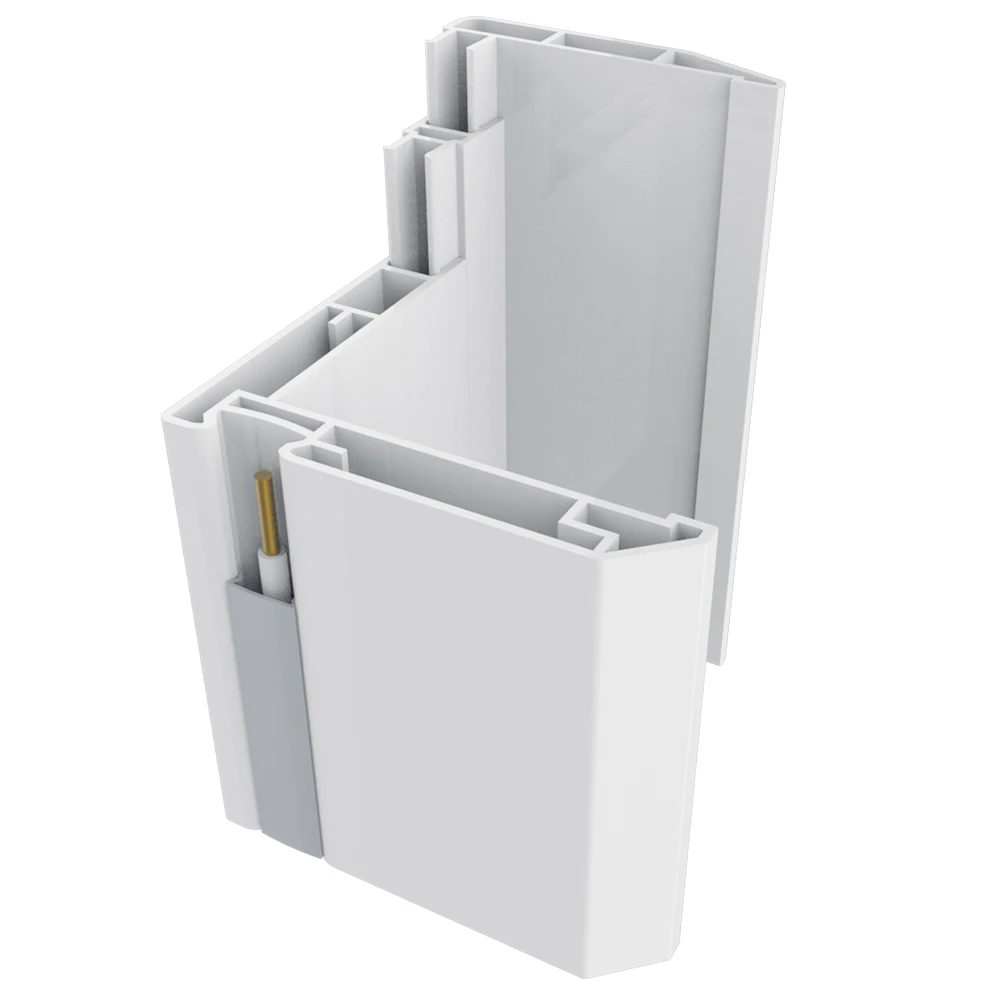 Pvc Hinged And Swing Door Frame Profiles Cold Room Door Frame High ...