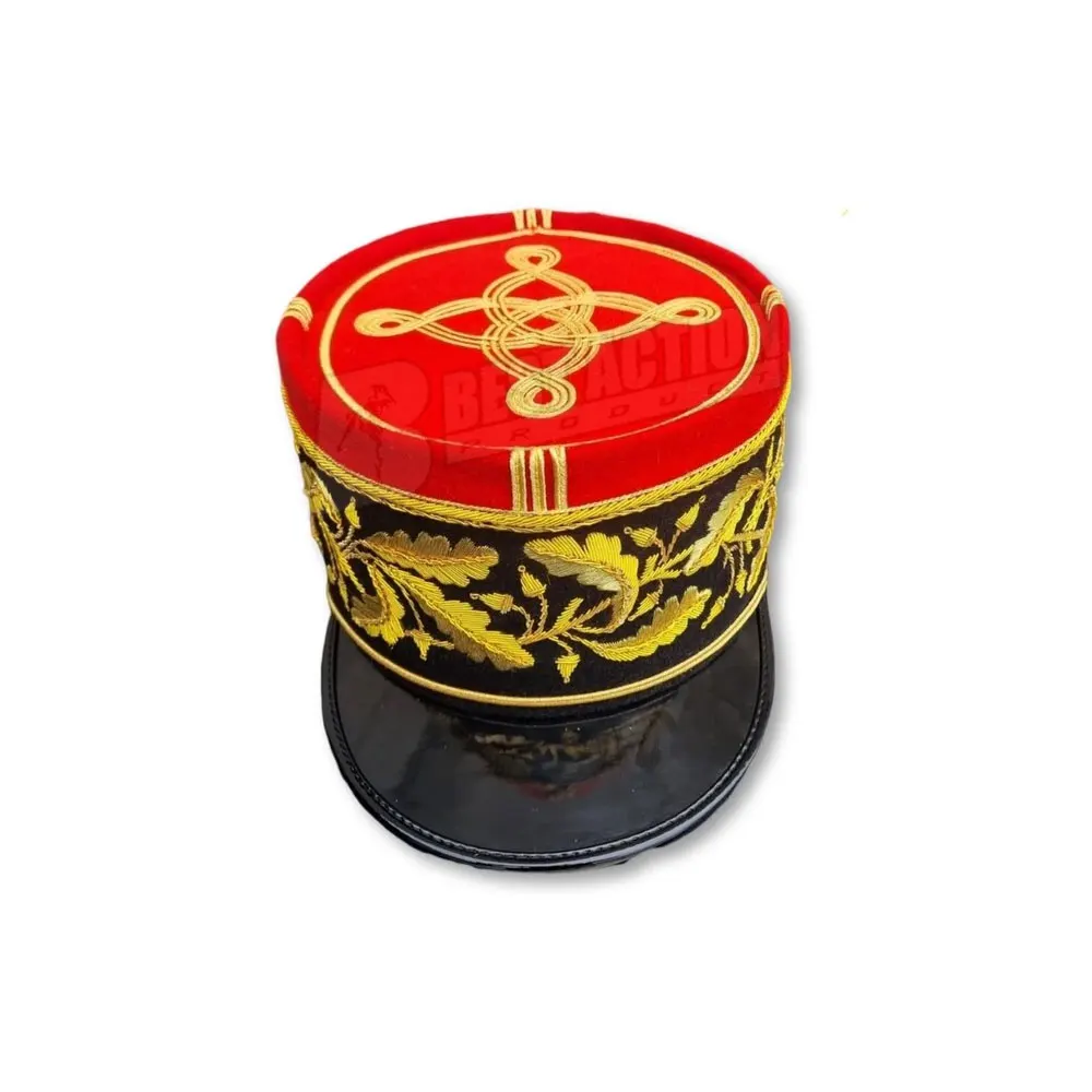 Hand Embroidery France Officer Kepi With Customized Logo And Design ...