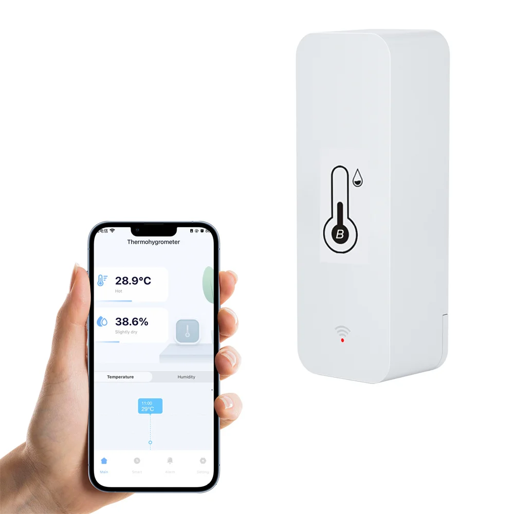 Mini Wireless Temperature And Humidity Sensor 24/7 Data Logger With ...