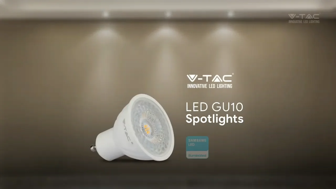 Samsung Spotlight Chip Best Product Energy Saving V-tac Gu10 Plastic ...
