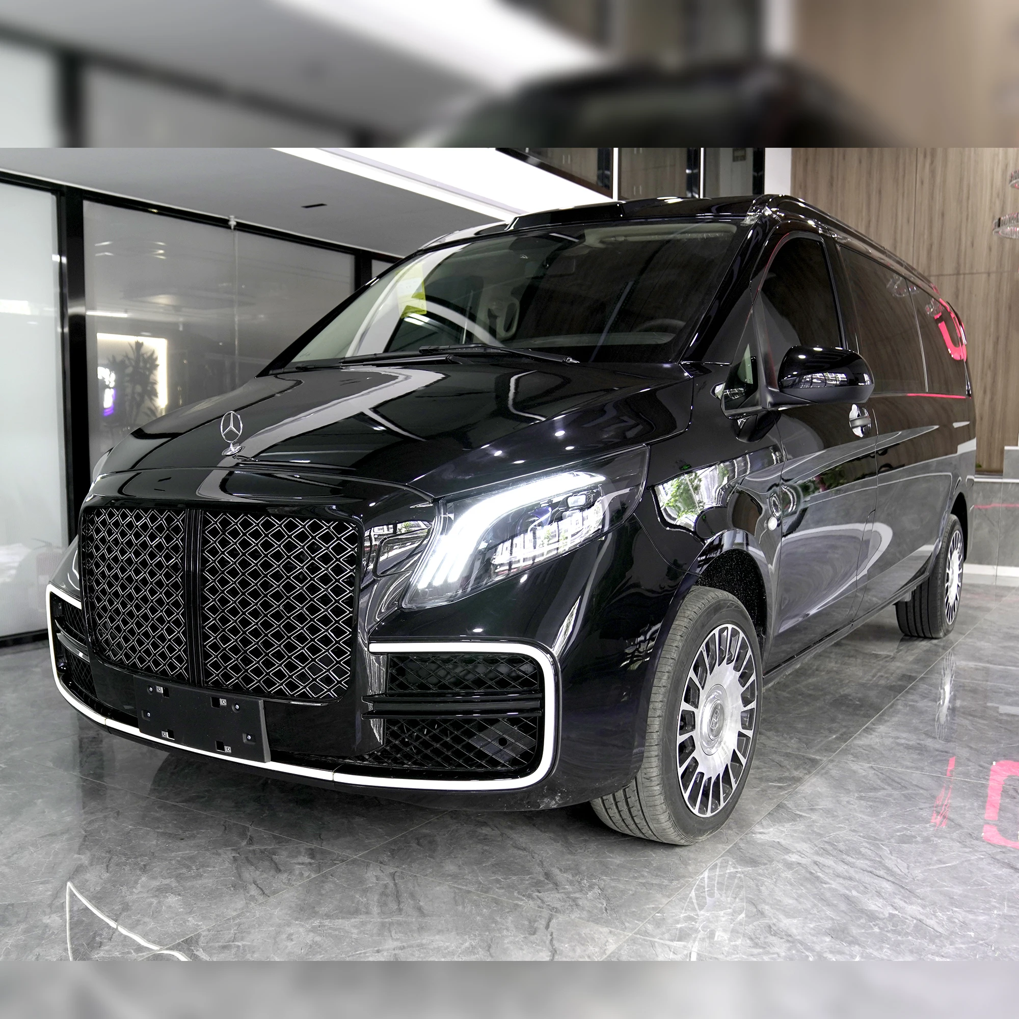 Vito 2024 Bumper Bodykit Mercy Mercedes W639 Facelift Vito for V Class ...