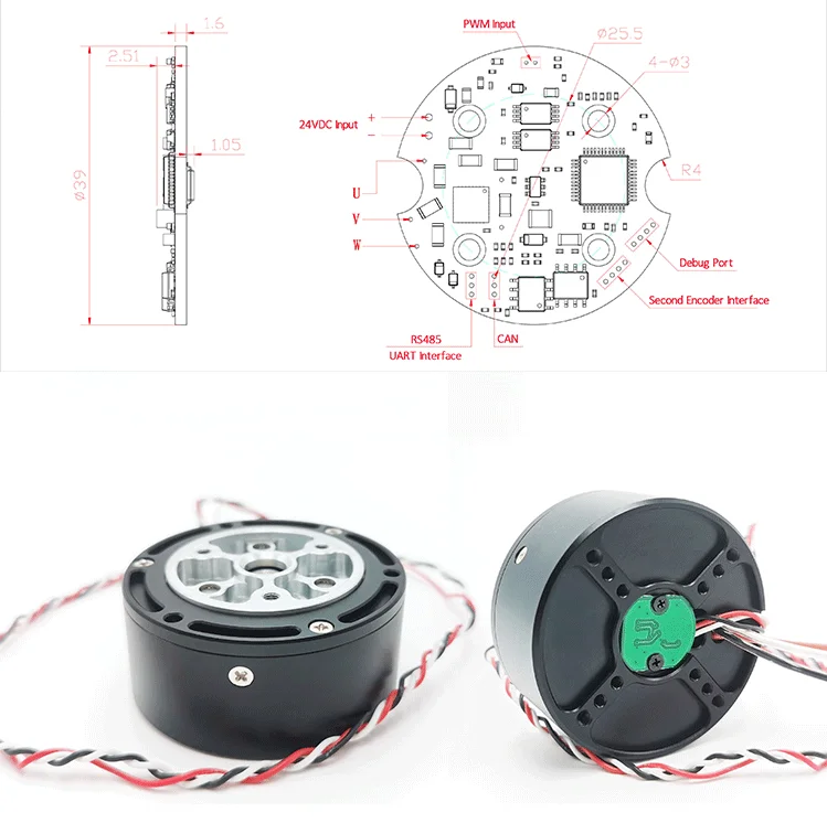 Jupiter GIM Customized Brushless Motorized Universal Robot Joint ...