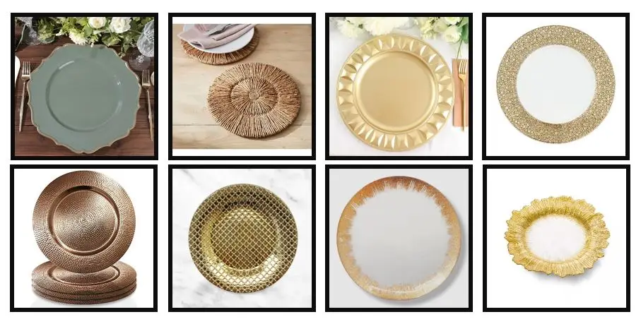 Reception Banquets Wedding Table Decor Underplate Place Mats Classic ...