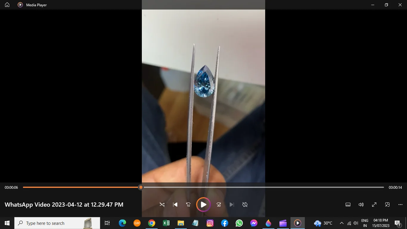 10.962ct Cvd Rough Lab Grown Rough Diamonds Manufacturer Type2a Rough ...