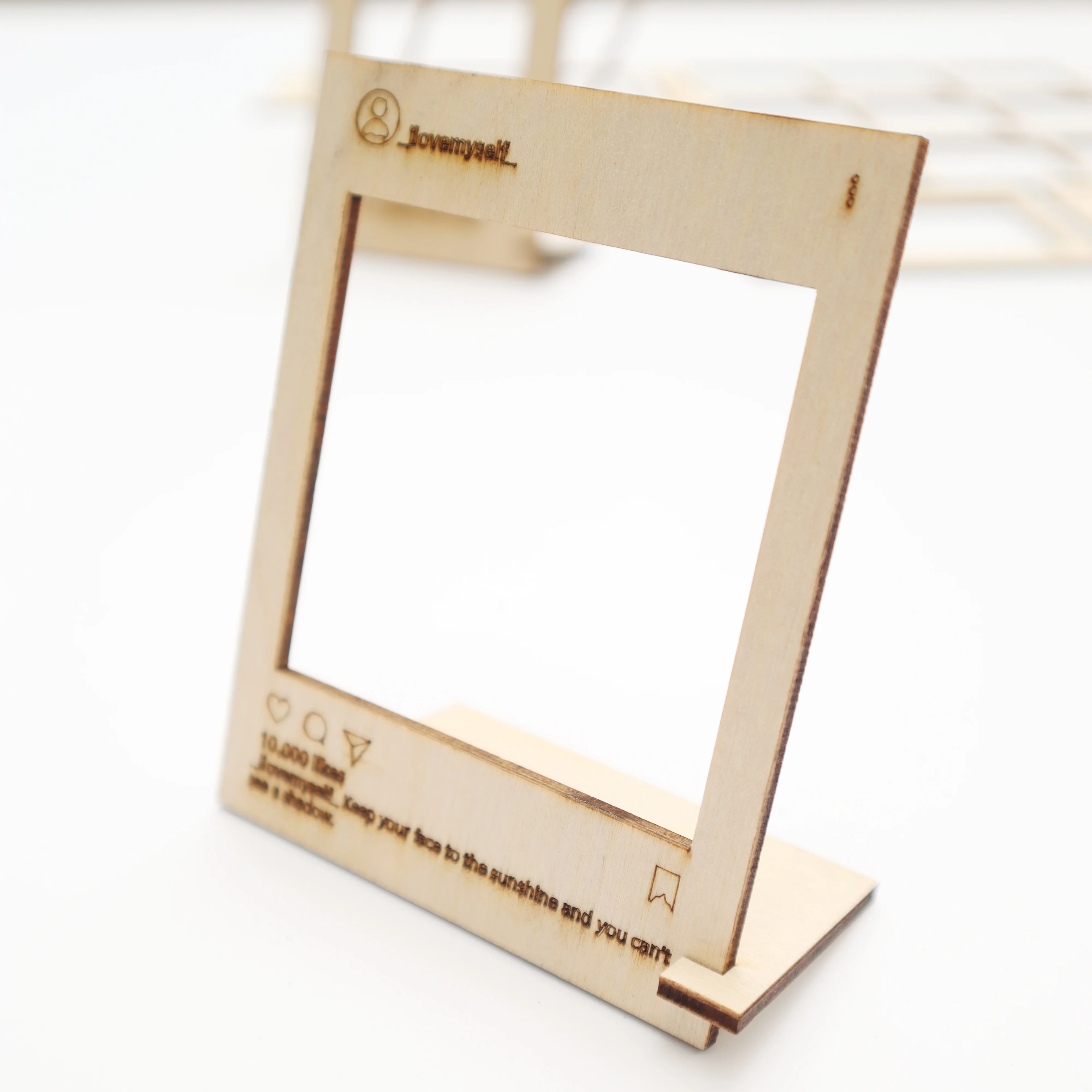 Delarchi FE01 Classic Double-Sided Creative Vintage Wooden Photo Frames ...