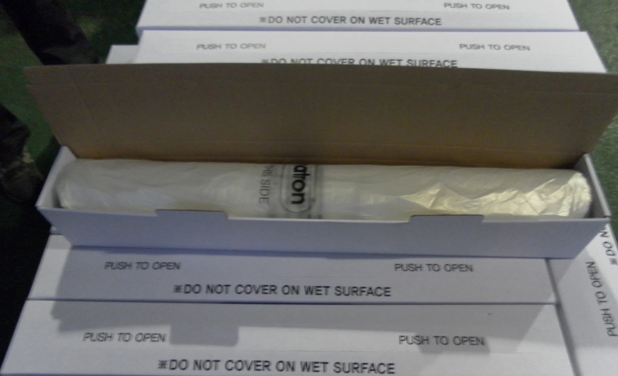 Clear Masking Film 4m X 150m - Boxed Static Polythene Sheeting Poly ...