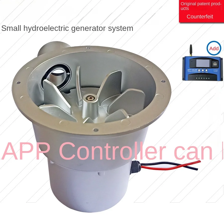 Hydroelectric Generator - 2A DC Water Power for Backyard