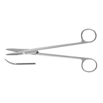 Yankauer Tonsil Scissor Curved Blades With Saw Edge 7 Inch High Quality ...