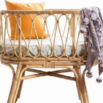 Handmade Rattan Wicker Baby Doll Bassinet Also Baby Crib Soft Toys Best ...