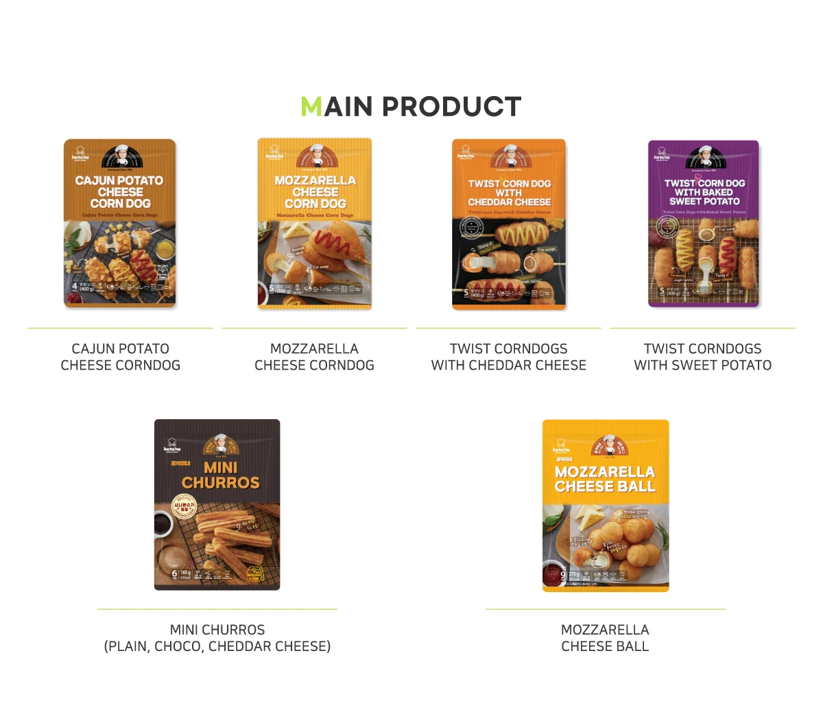 Hot Sale Korean Street Food Korean Hot Dog Mozzarella Cheese Corn Dogs ...