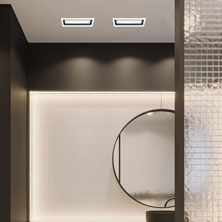 Commercial Store Hotel recessed rectangle downlights Brand light source ...