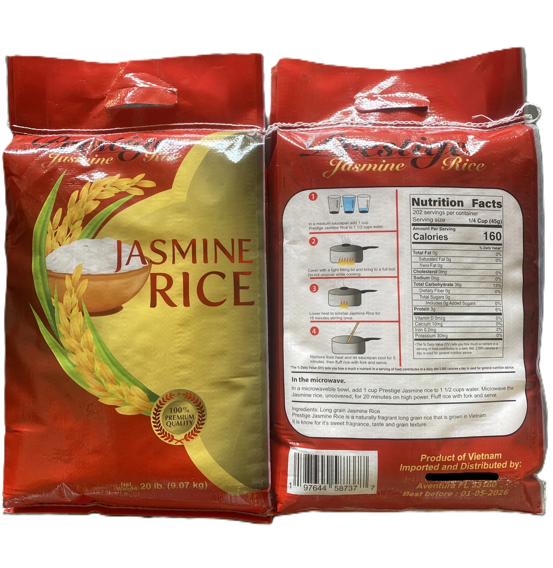 Prestige Jasmine Rice | Whatsapp: +84.865.381.935| Alibaba.com