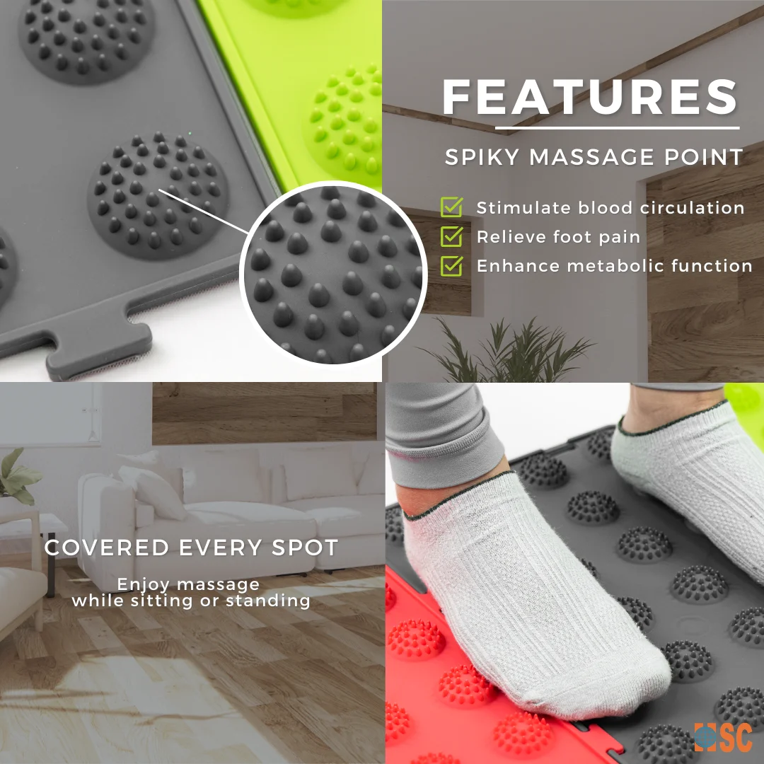 Foot Pain Relieve Foot Massager Mat Pad - Buy Reflexology Foot Massage ...