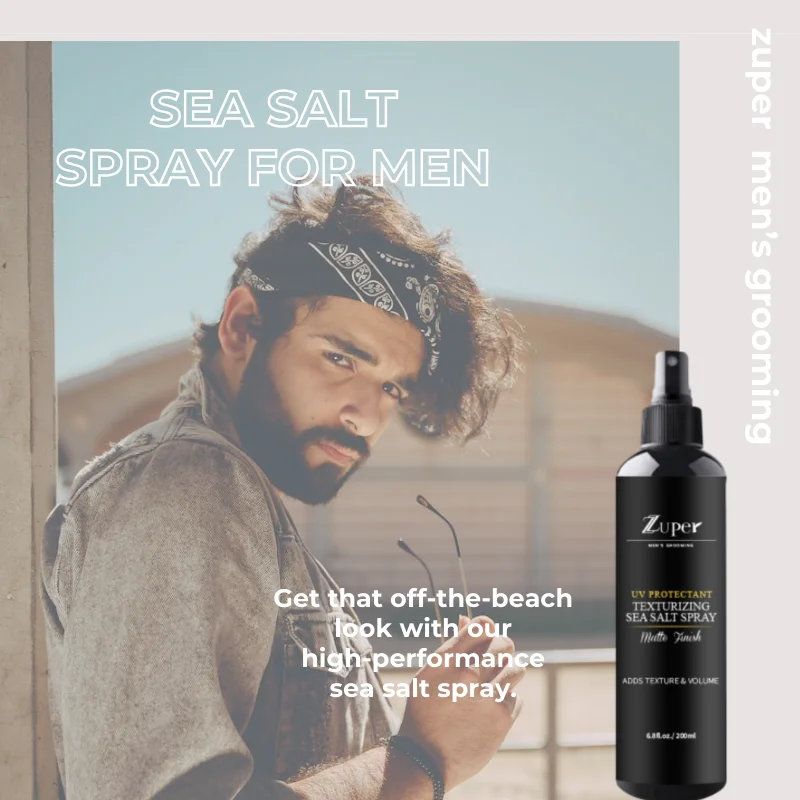 Natural Sea Salt Spray Alcohol-free, Lifts and Texturizes Hair for a ...