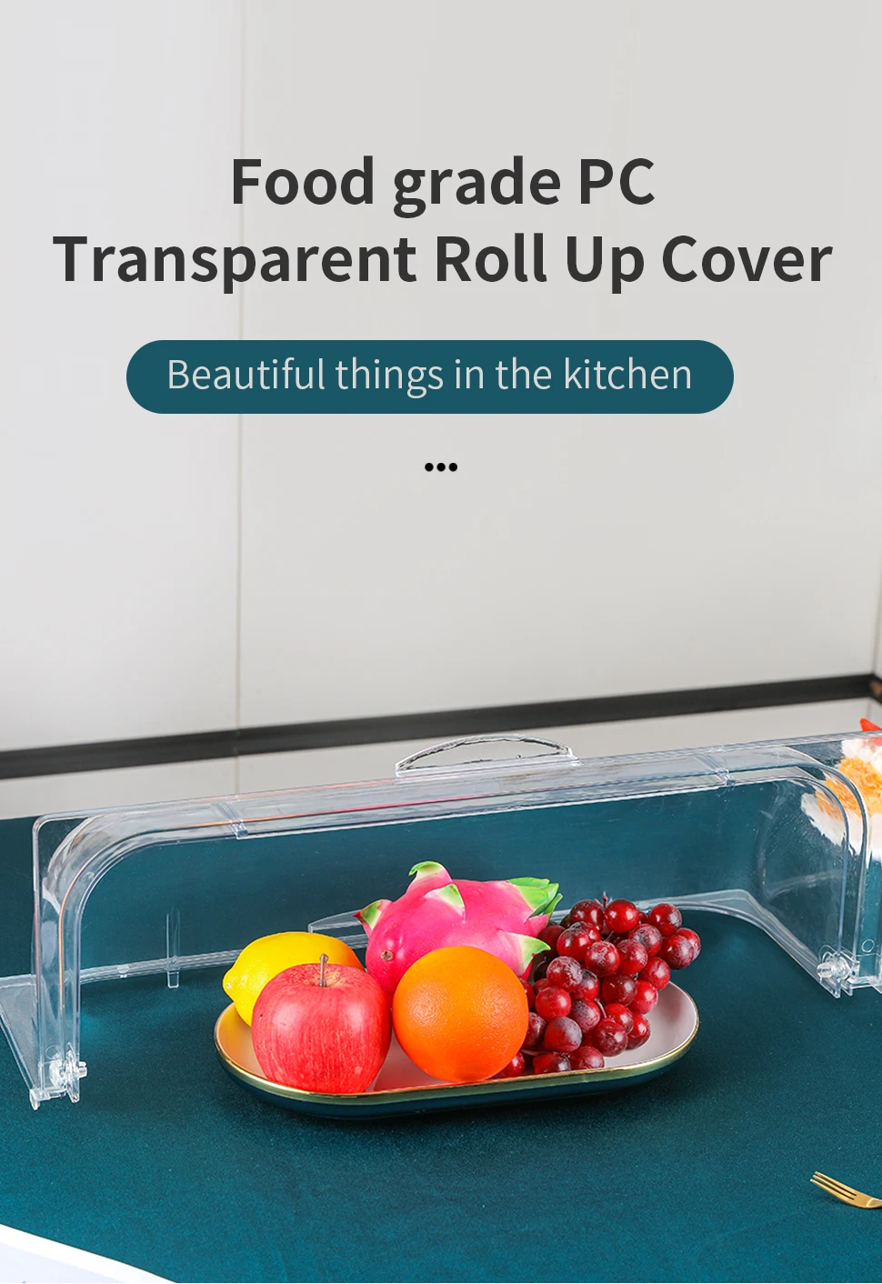 Restaurant Hotel Buffer Round Plastic Clear Food Cover For Dessert ...