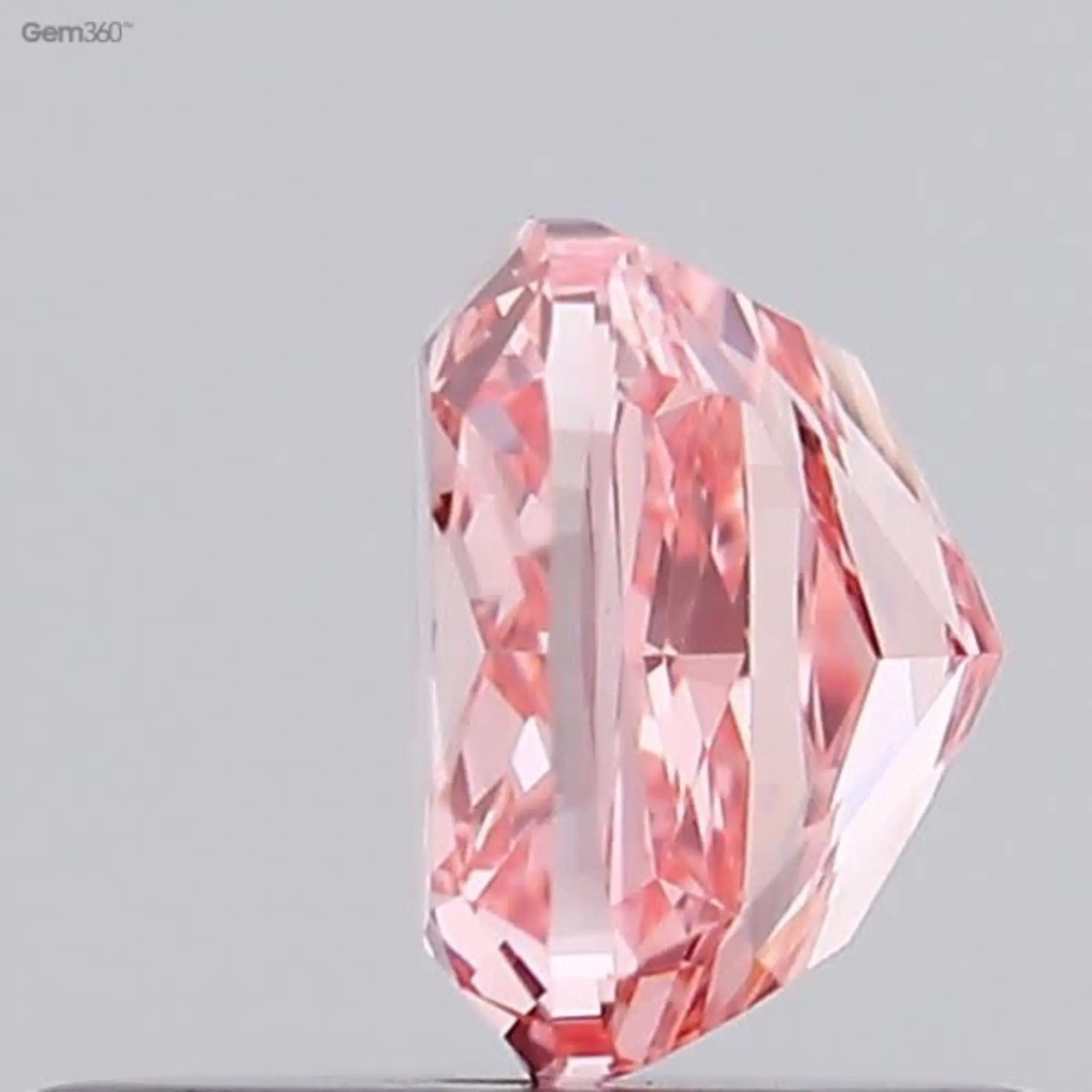 Fancy Vivid Pink Color Vs2 Clarity Size 0.64 Ct Polished Labgrown ...
