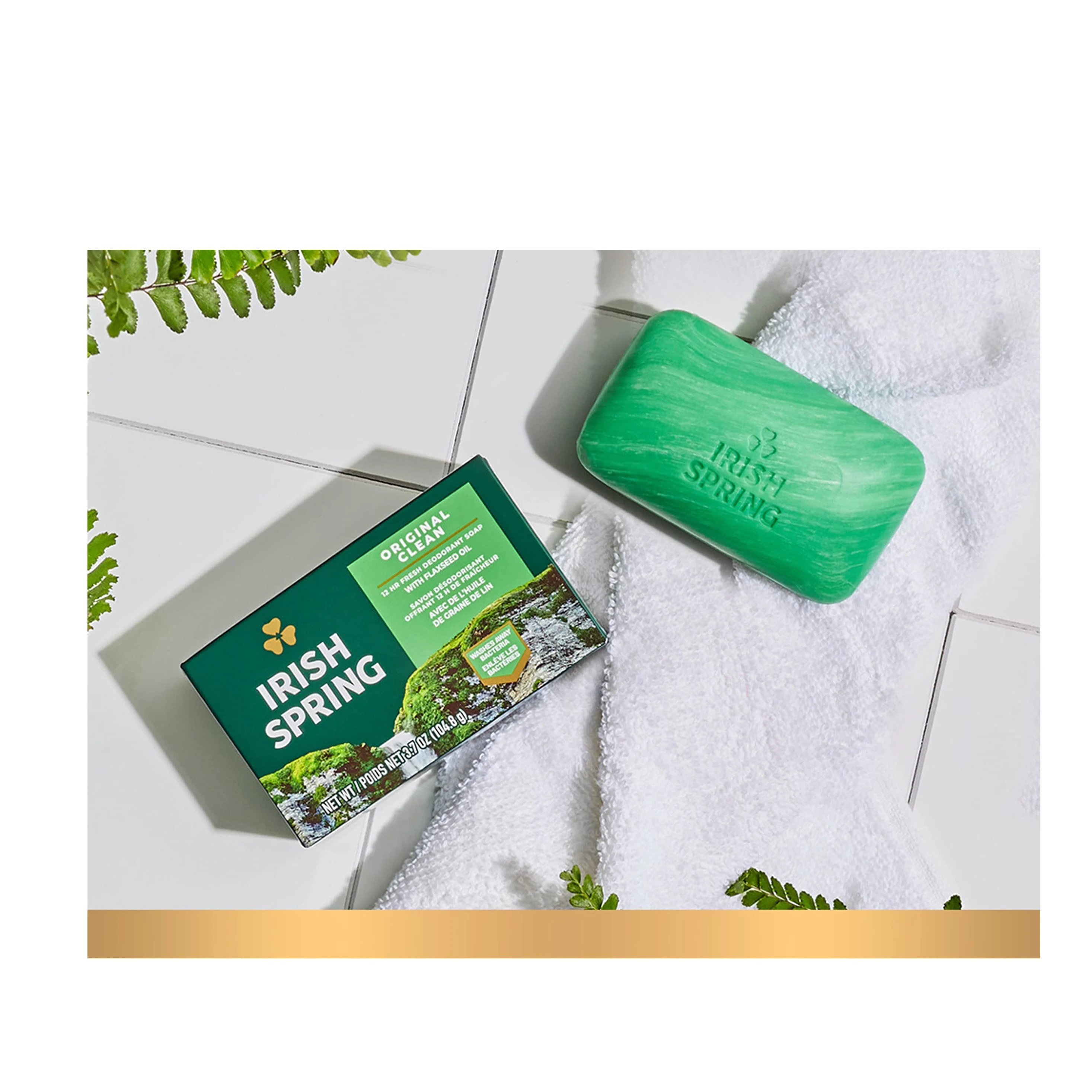 Irish Spring Soap,Original Clean Deodorant Bar For Men - 6x104.0 - Buy ...