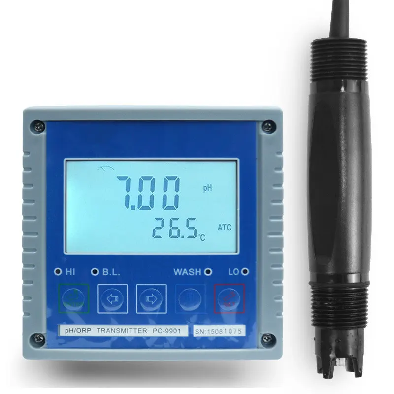 Inline Ph Meter Digital Multi-parameter Water Analyzer Industrial Ph ...