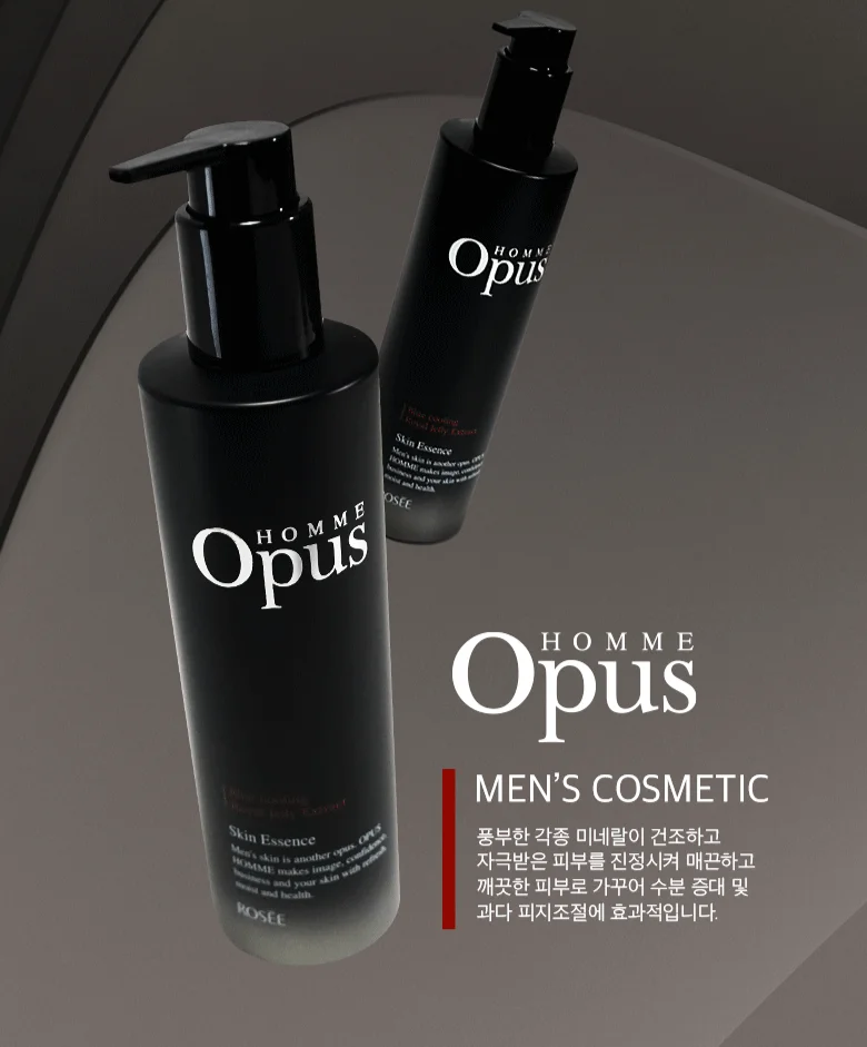 Opus Homme Men's 300ml Skin Essence from Korea Hyaluronic Acid Herbal ...