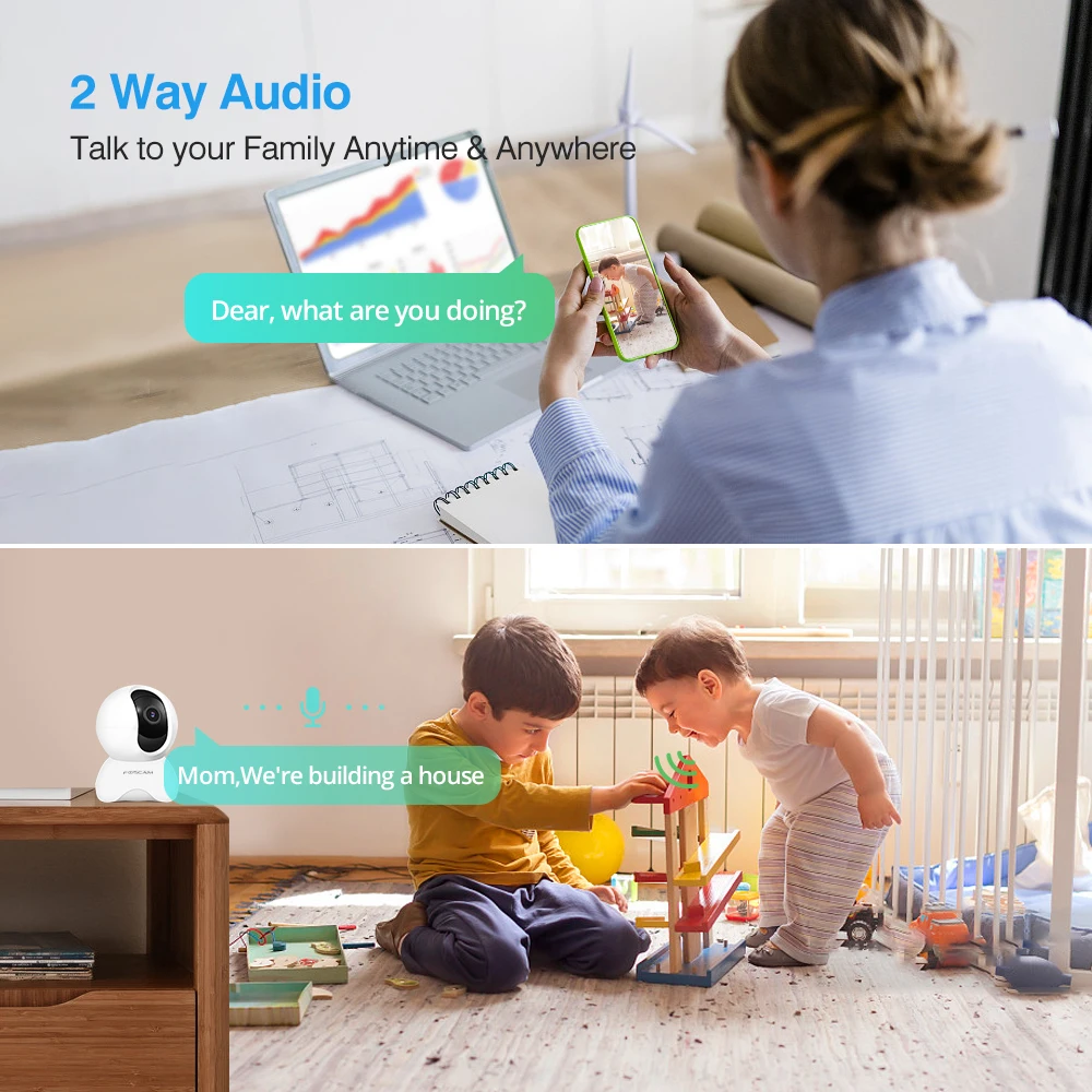 Best Quality 5mp Wifi Pet Baby Monitoring Camera Surveillance Ip Camera ...