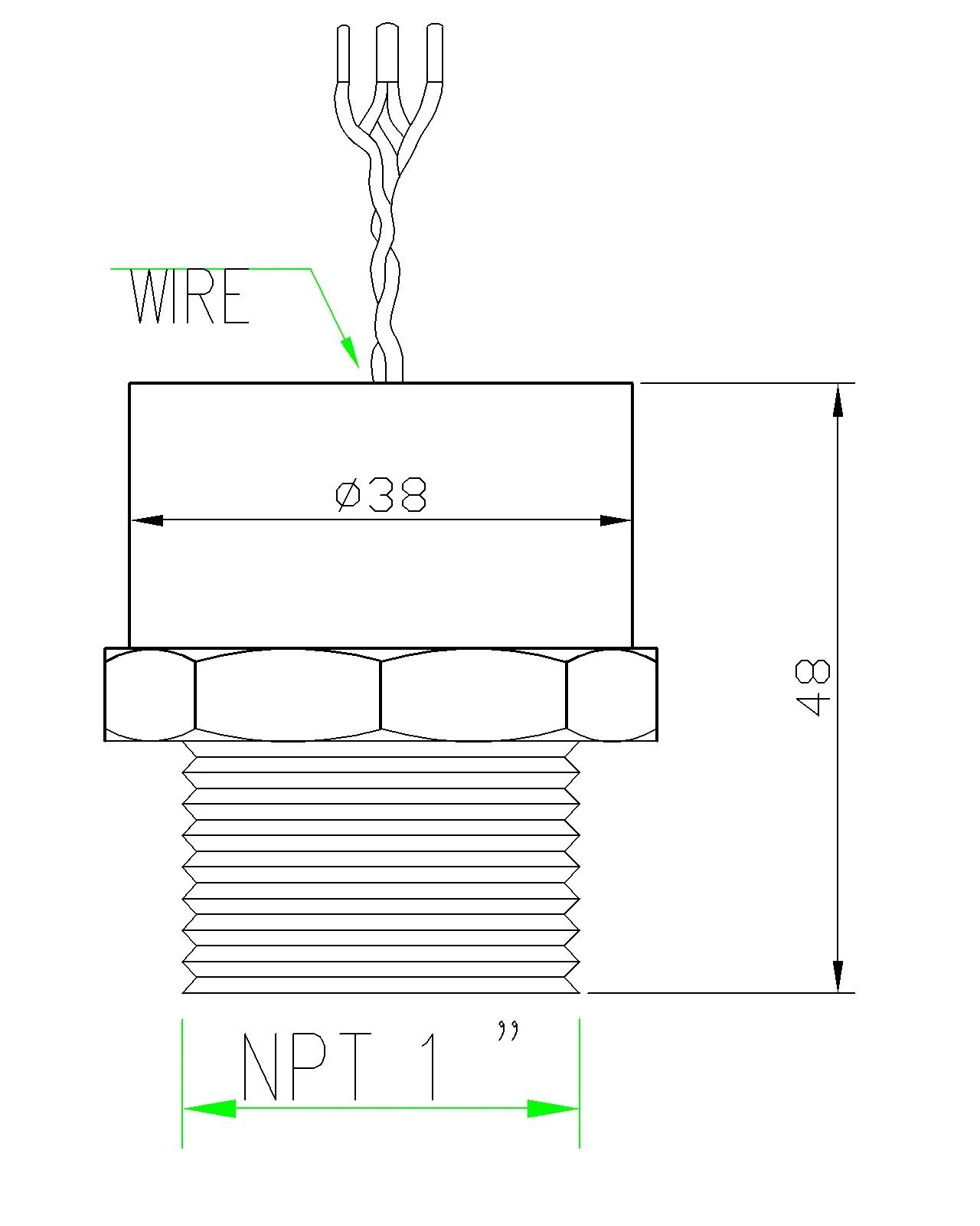 2m 3m Collision Avoidance Ultrasonic Sensor for Parking
