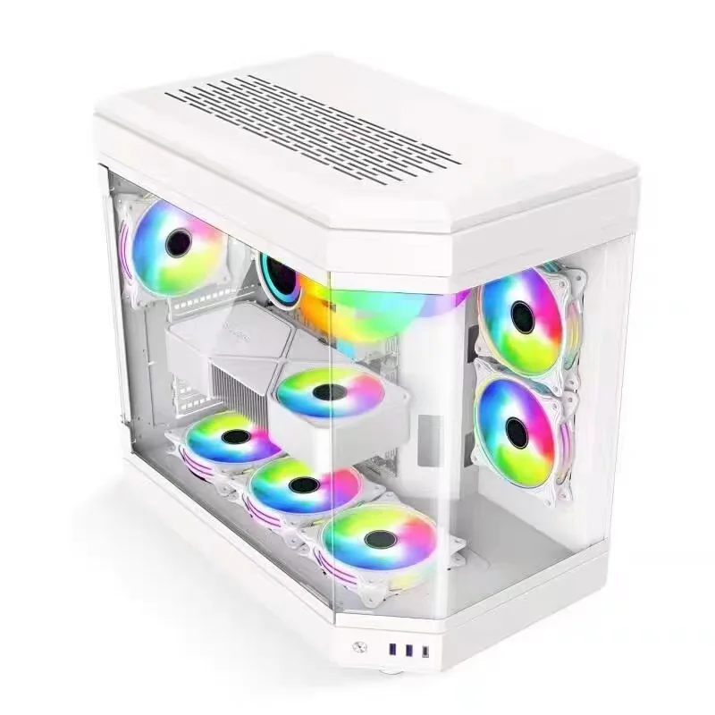 New Design Glass Gaming Case Atx Full Tower Gaming Computer Case High ...
