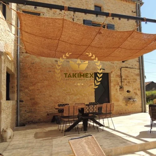 100% Natural Pergola COIR SHADE SAIL - Ideal for Beach & Resort