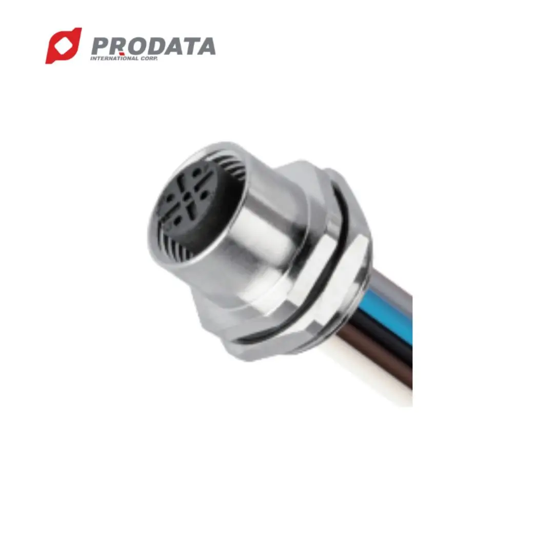 M12 Waterproof Connector 4 Pin Ip67 Straight Cable - Buy M12 Waterproof ...