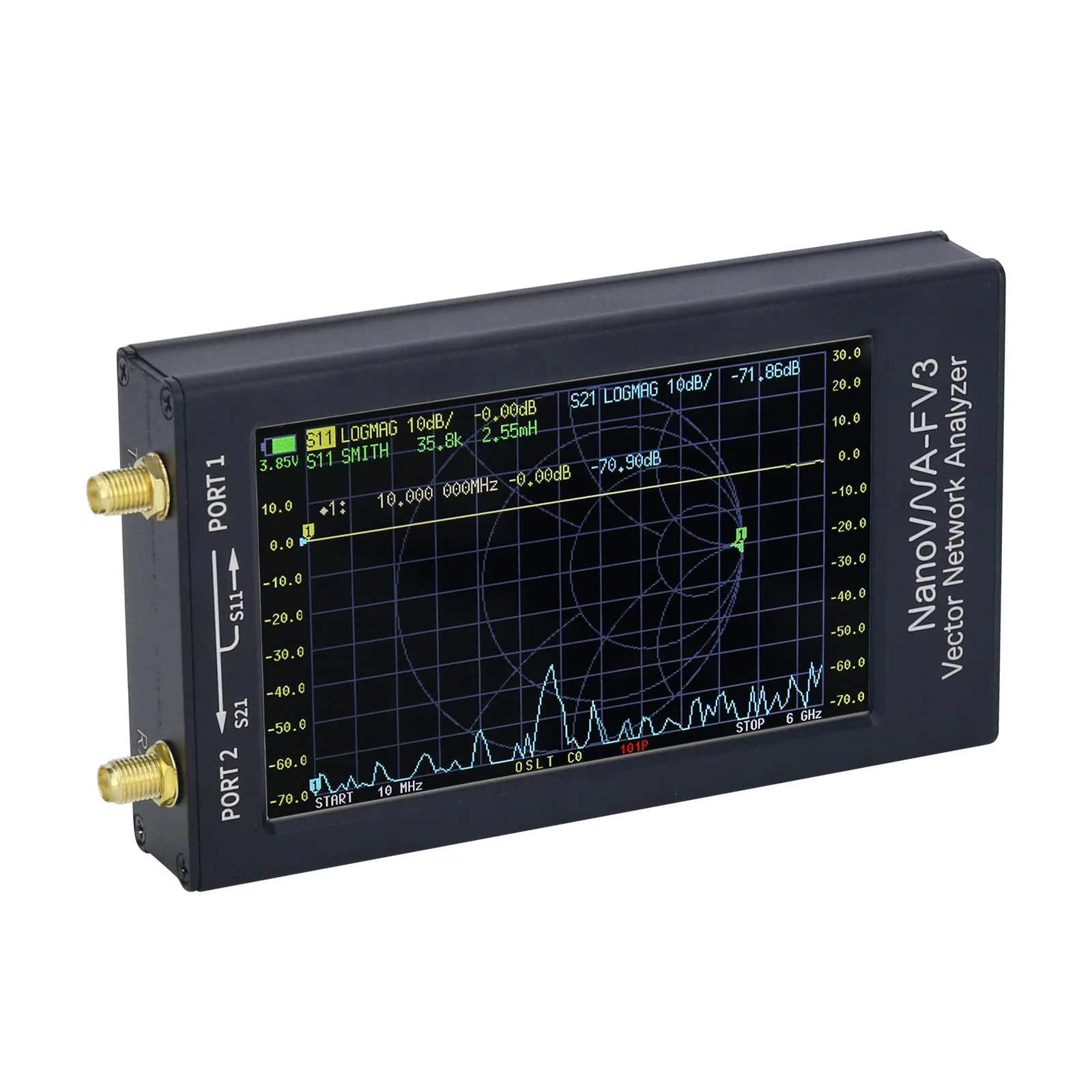 Alibaba.com: NanoVNA-F V3 1MHz-6GHz Portable VNA Vector Network ...