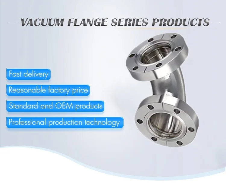 Cf16 90 Deg Elbows-fixed Stainless Steel Pipe Fitting High Vacuum ...