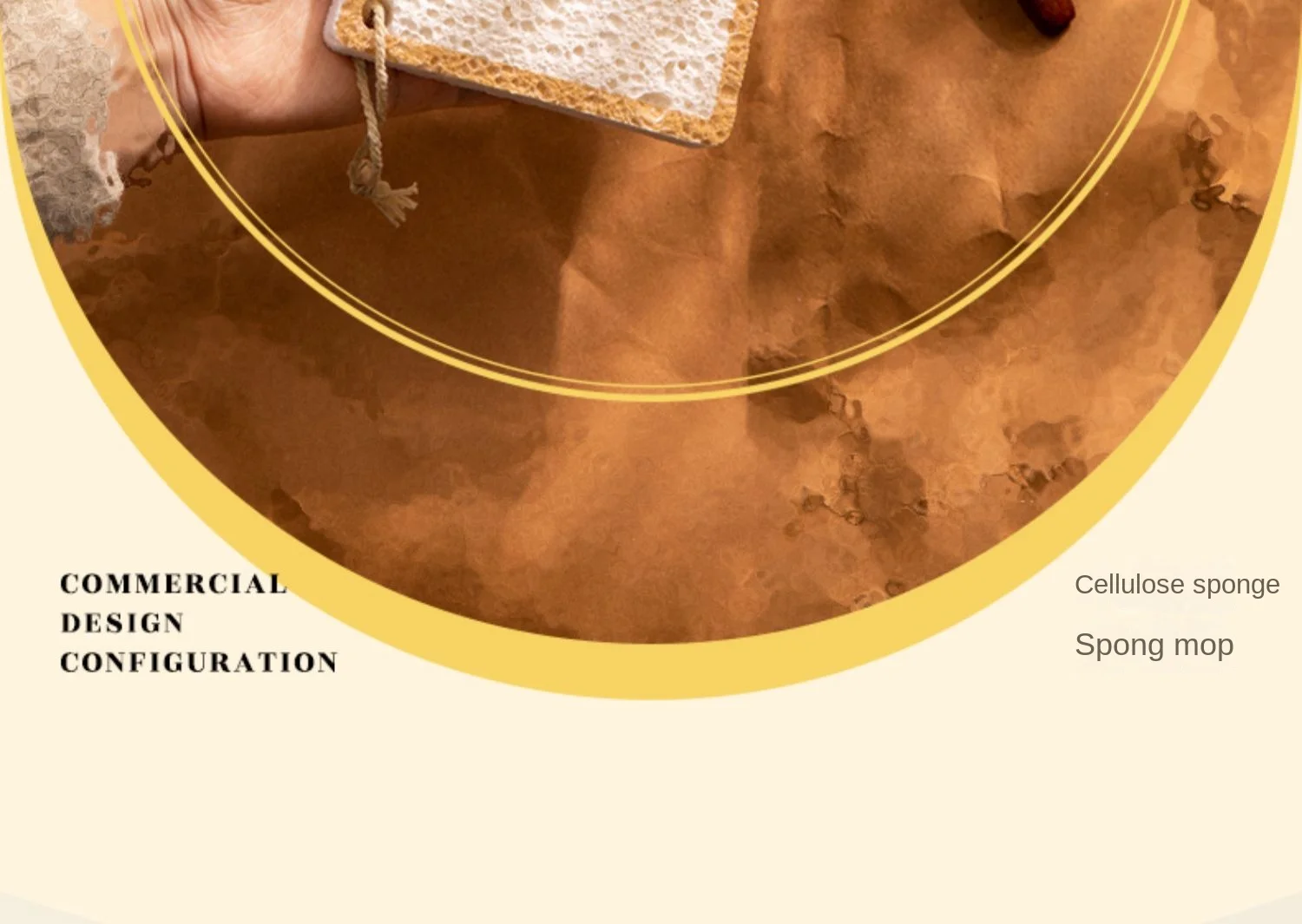 Cute Bread Shape Compressed Wood Pulp Sponge Super Absorbent Sponge ...