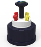 Hplc Mobile Phase Solvent Safety Cap Gl-45 With One-way Air Filter ...