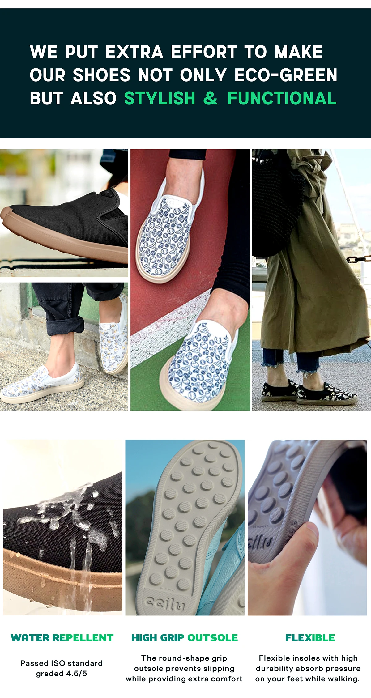 Smart Casual Flexible Coffee Sustainable Boat Shoes Cc01 - Buy Smart ...