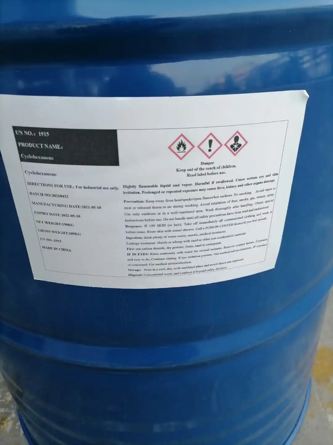 Harga Pabrik Cyclohexane 99.9% Cyclohexane Kelas Industri - Buy ...