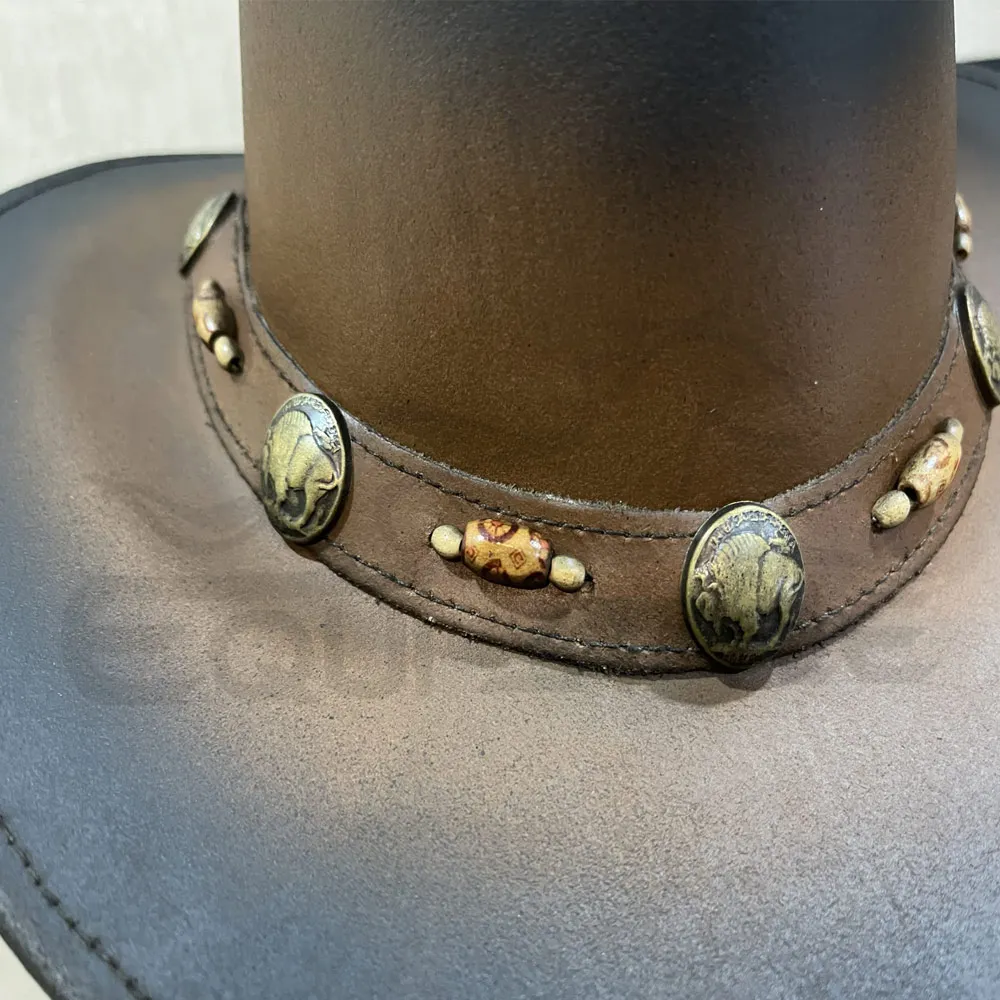 Western Cowboy Leather Hats - Customized & Stylish