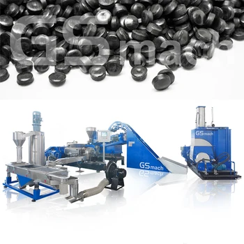 Kneader Two-stage Insulation Cable Granulator For Lsoh Low-smoke Zero ...