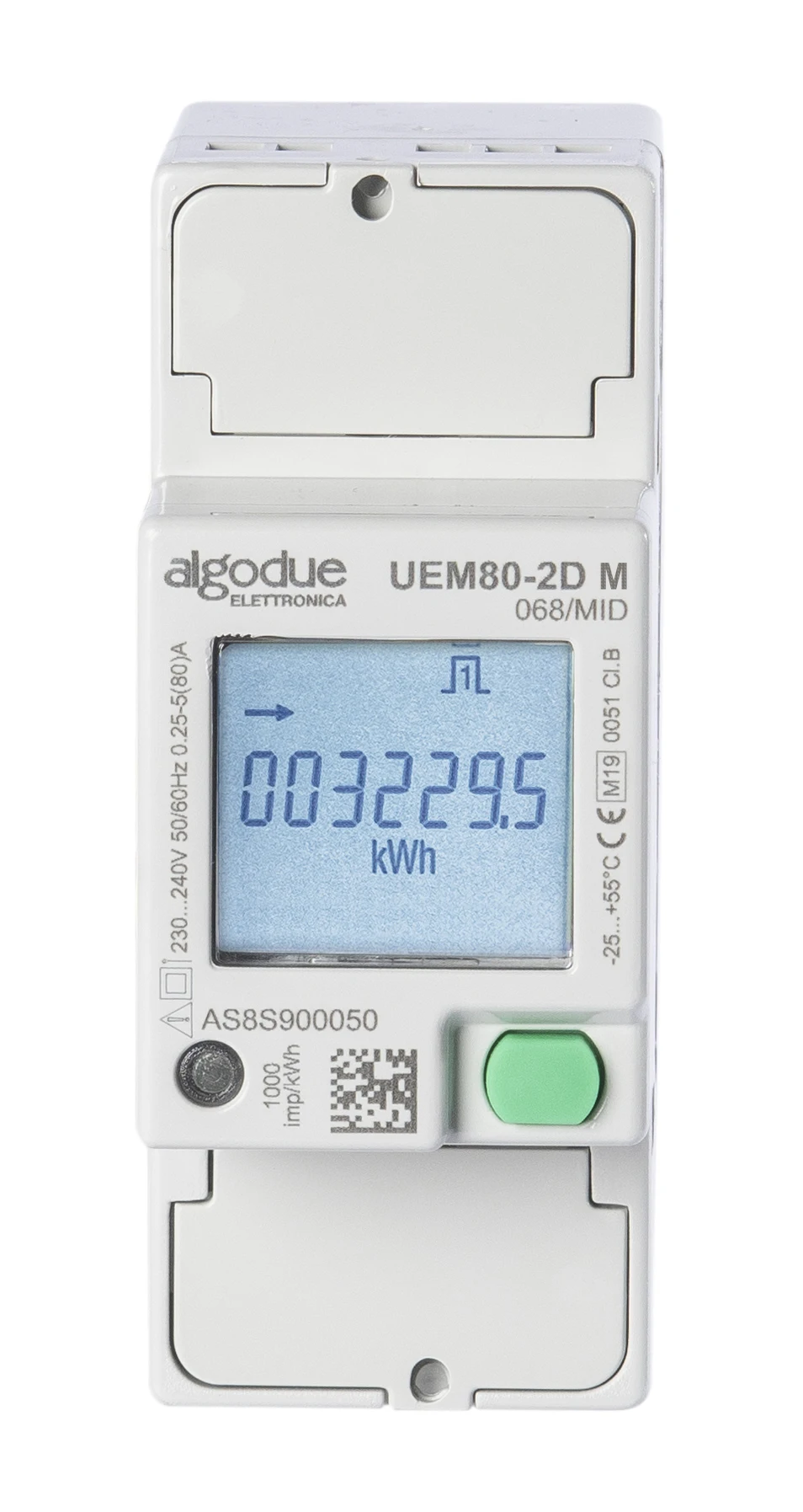 Single Phase Smart Electricity Meter M-bus Remote Din Rail Uem80-2d ...