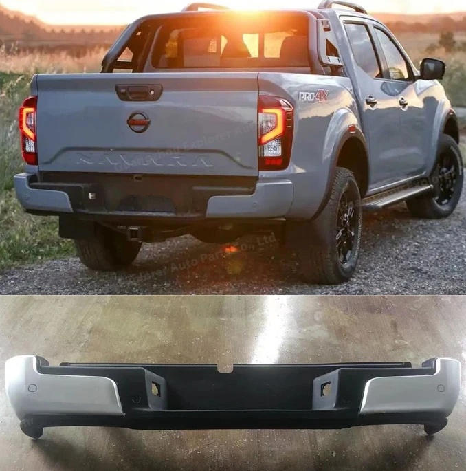 4x4 Pickup Car Steel Rear Bumper Guard For Navara Np300 2021-2024 ...