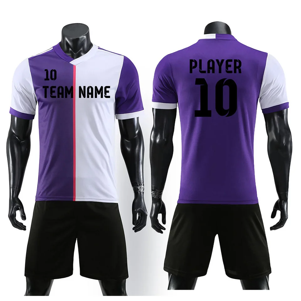Custom Unisex 100% Polyester Stretch Sublimation Soccer Jersey Set ...