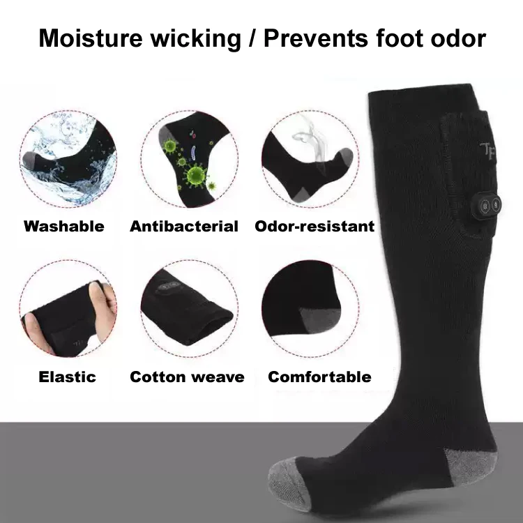 2023 Patented Heating And Vibration Massage Heated Socks For Women Men ...