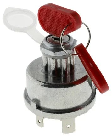 4-position Ignition Switch With 2 Red Key And Transparent Protection ...